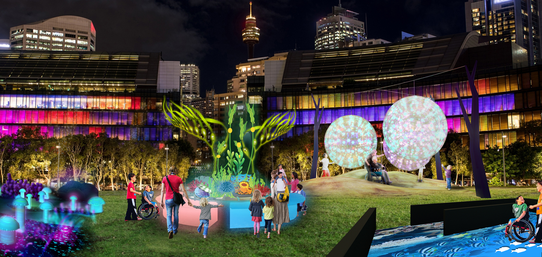 2018: Spotlight On Vivid Sydney Precinct, Darling Harbour | Vivid Sydney 2018: Spotlight On Vivid Sydney Precinct, Darling Harbour | Vivid Sydney
